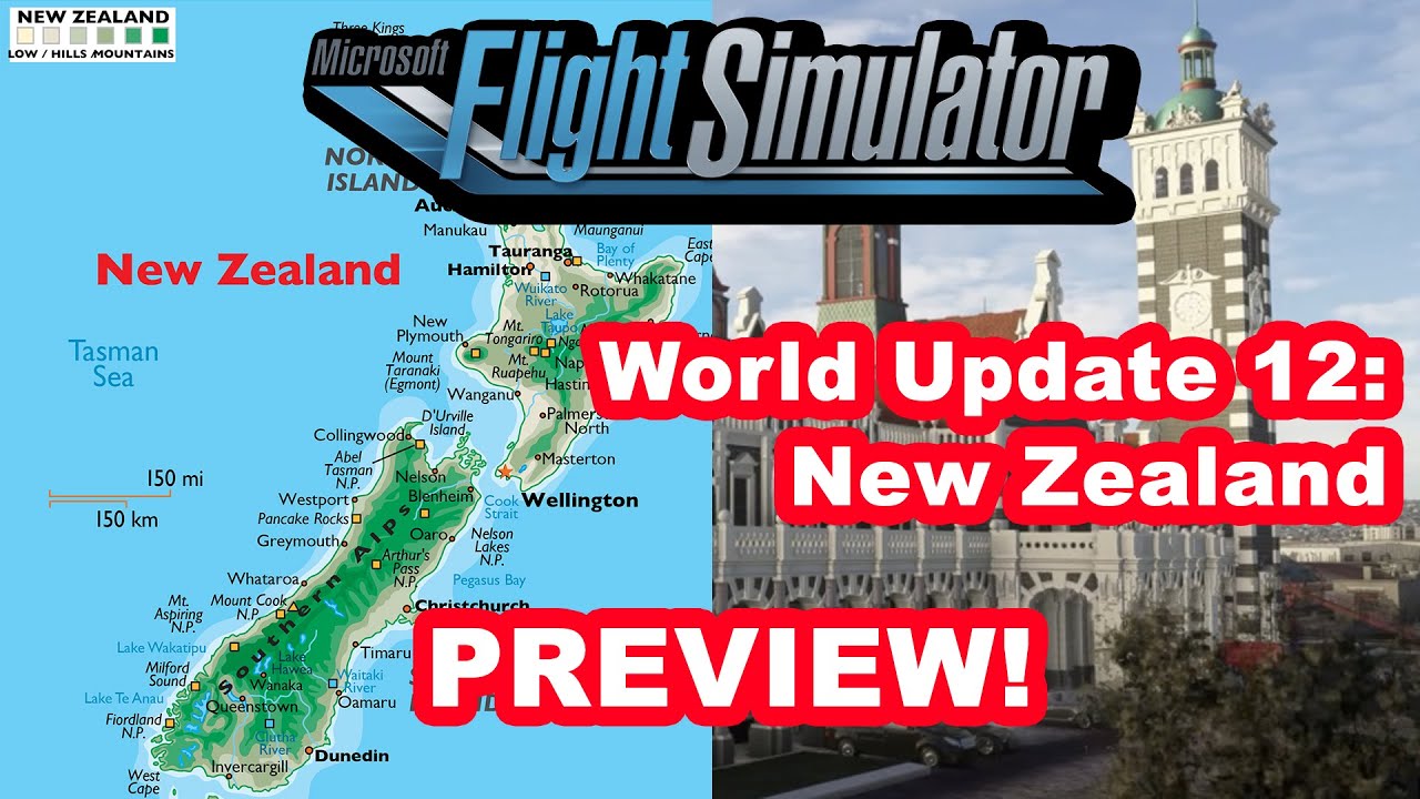MSFS World Update 12: New Zealand Preview - YouTube