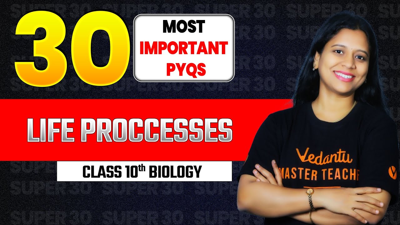 Class 10 Life Processes 📑 30 Most Important PYQs CBSE 10 Biology ...