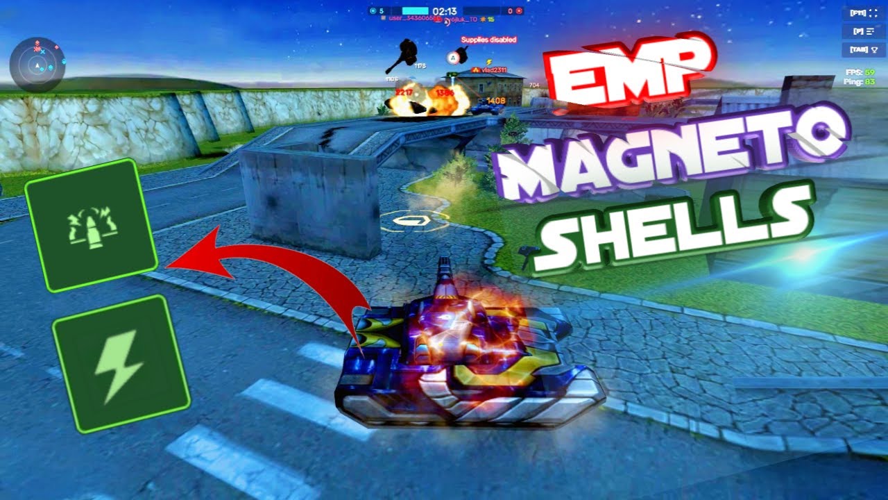 Tanki Online - Thunder EMP Magneto Shells Augments! Review,Highlights ...