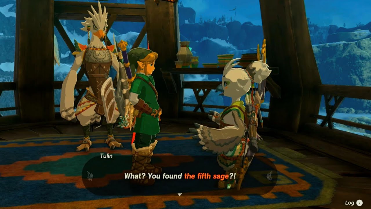 Legend Zelda Tears of the Kingdom - Report Back to Tulin "Fifth Sage of ...