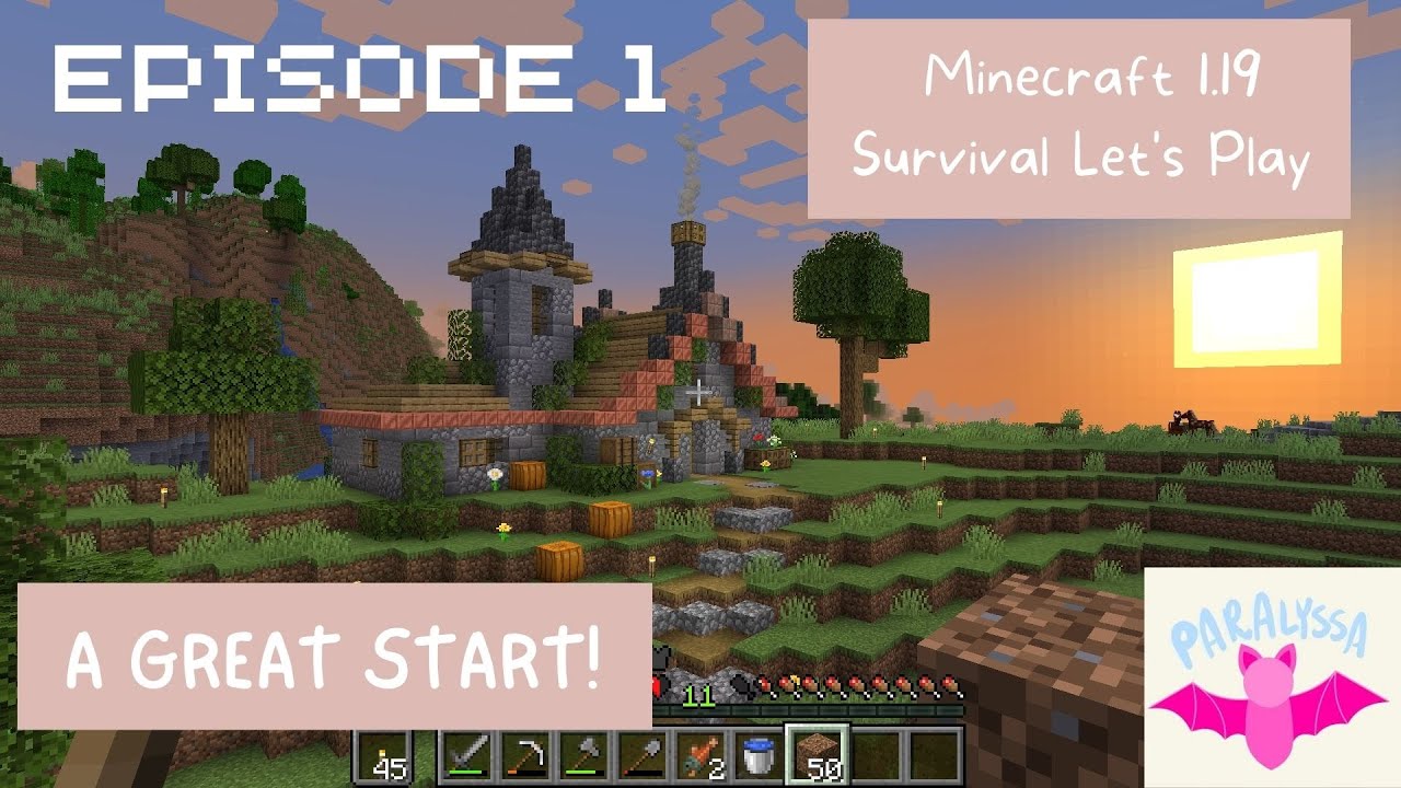 A GREAT START! Minecraft 1.19 Survival Let's Play: Episode 1 - YouTube