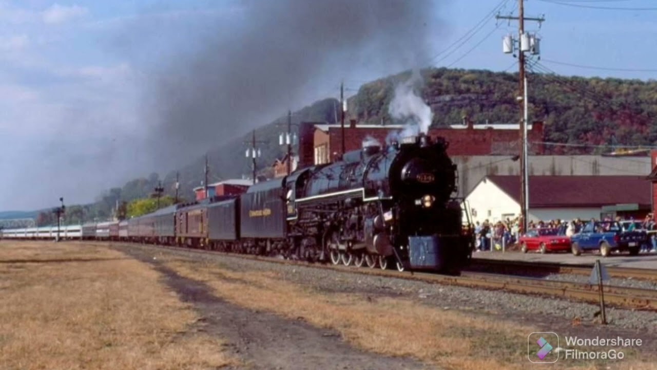 C&O #614's N&W A hooter whistle SFX - YouTube