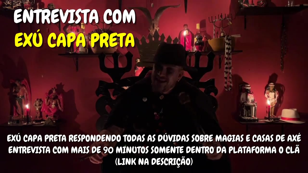 ENTIDADE EXÚ CAPA PRETA - MÉDIUM ISRAEL PASTORI - EXÚ CAPA PRETA ...