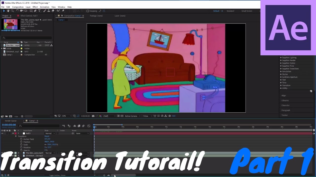 How to make mood edit Transitions|After effects|tutorial part 1 - YouTube