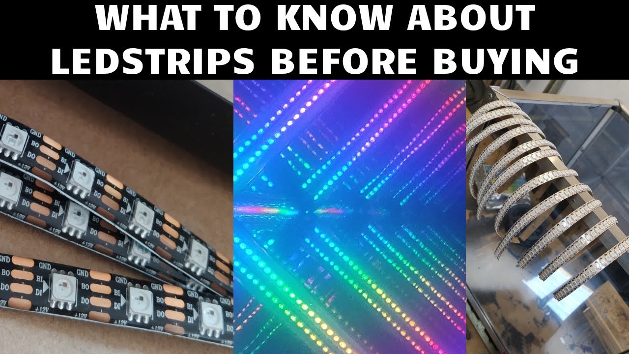 DIY - What To Know About LEDstrips Before Buying!! How To Connect Them ...