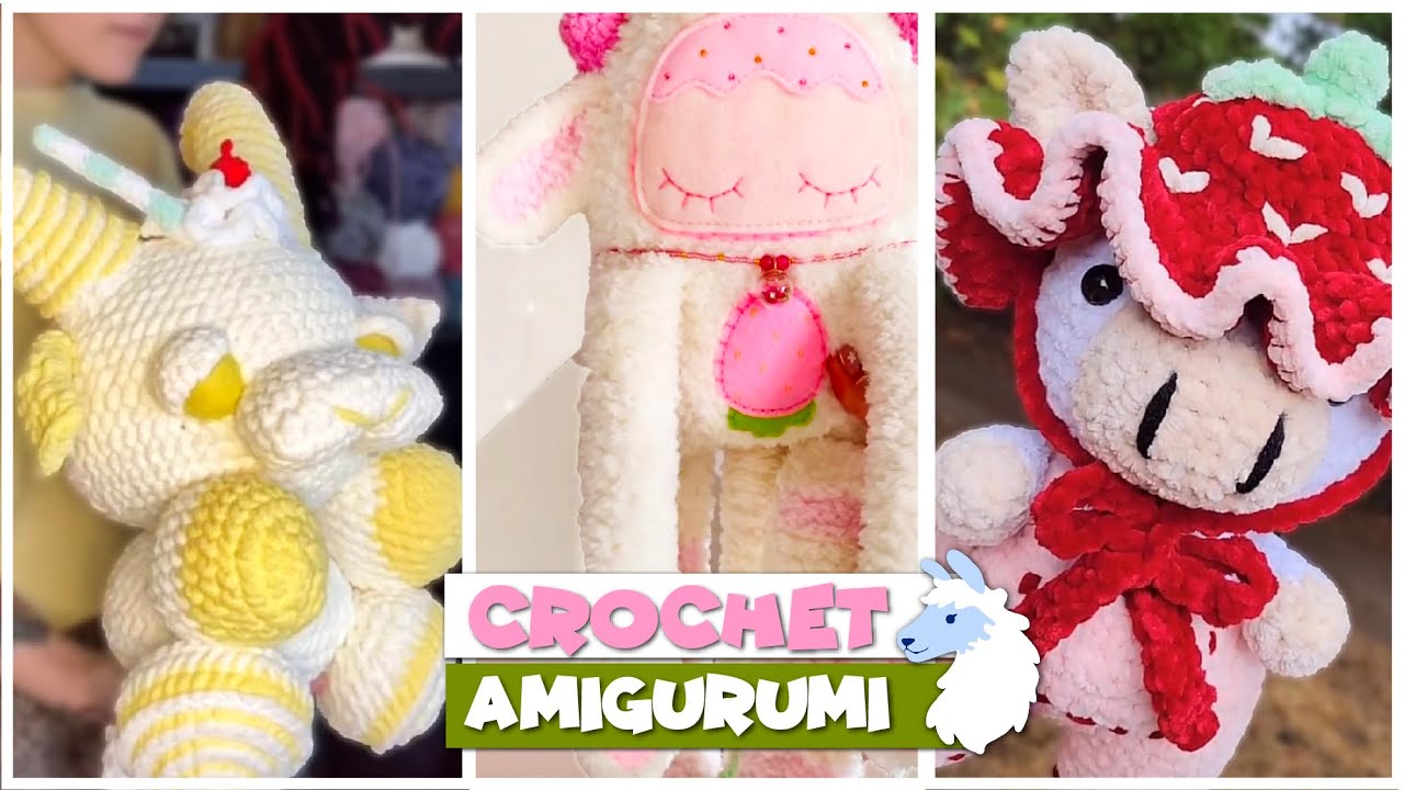 Crochet Amigurumi Milkshake Inspired PLUSHIES Ideas, TikTok Compilation ...