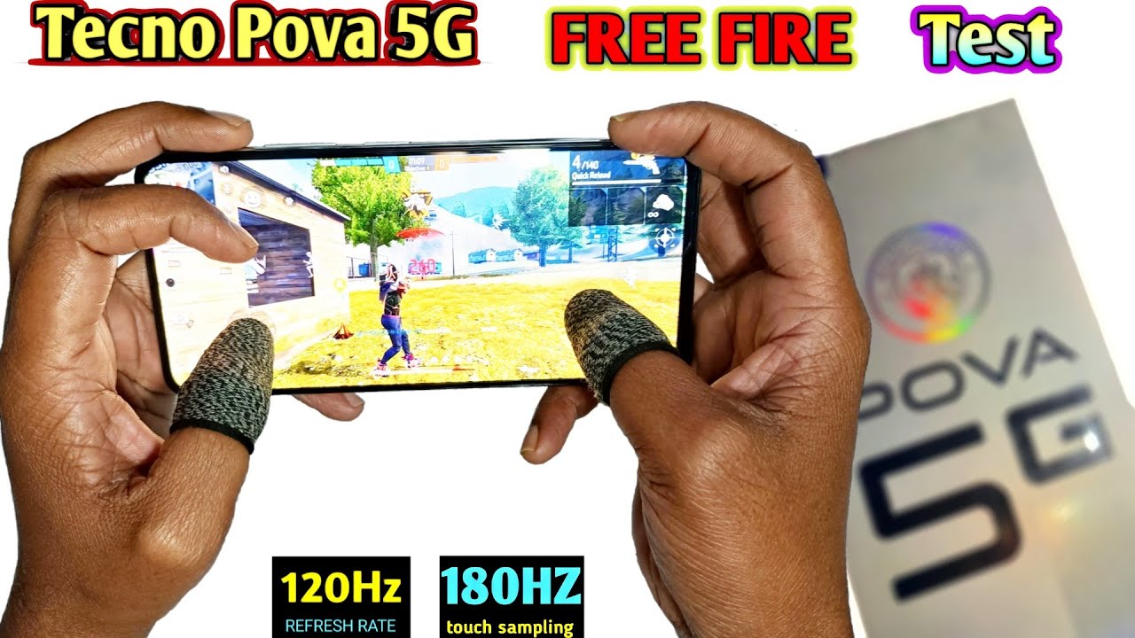 Techno Pova 5G Free Fire Test | Techno Pova 5G Free Fire Gameplay ...