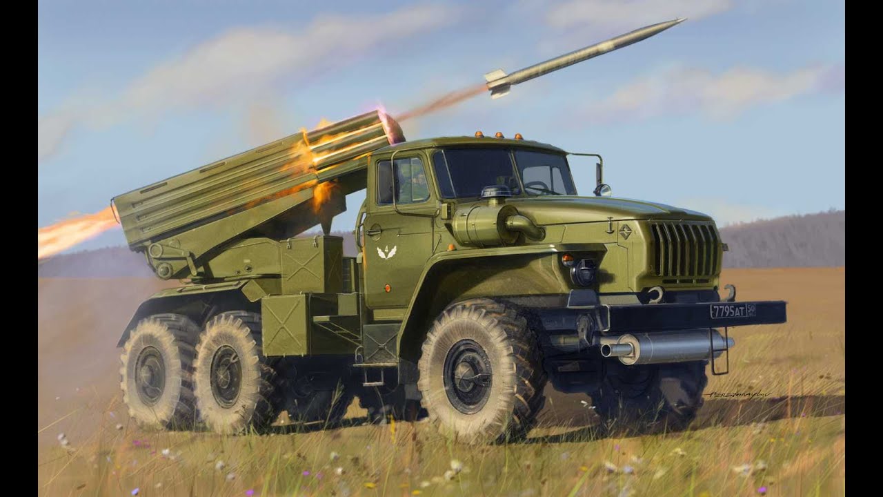 Grad [Rocket System] In Slow Motion - YouTube