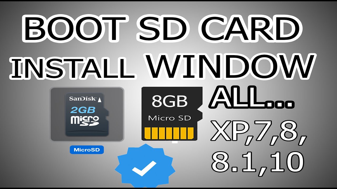 Booting Windows from an SD CARD??? - YouTube