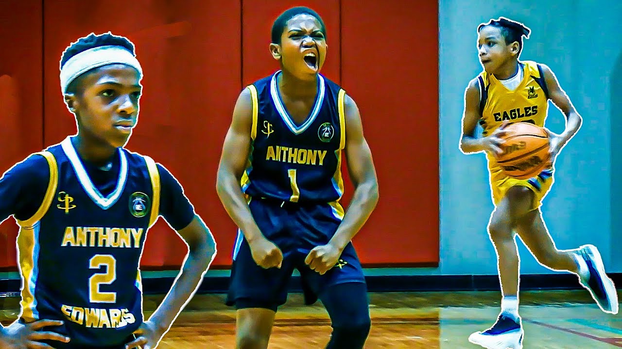 12U AAU Basketball🔥🔥Anthony Edwards AE5 vs Balling Eagles | NGS Atlanta ...