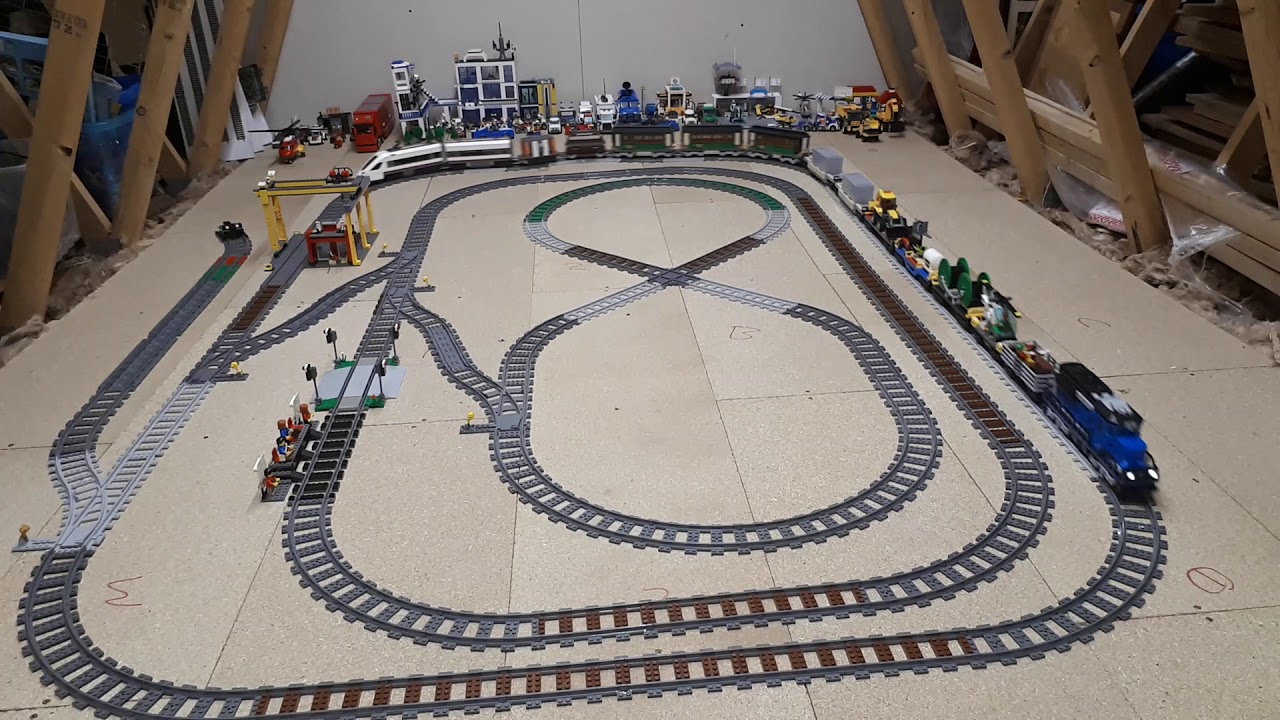 Epic Long Lego Train - YouTube