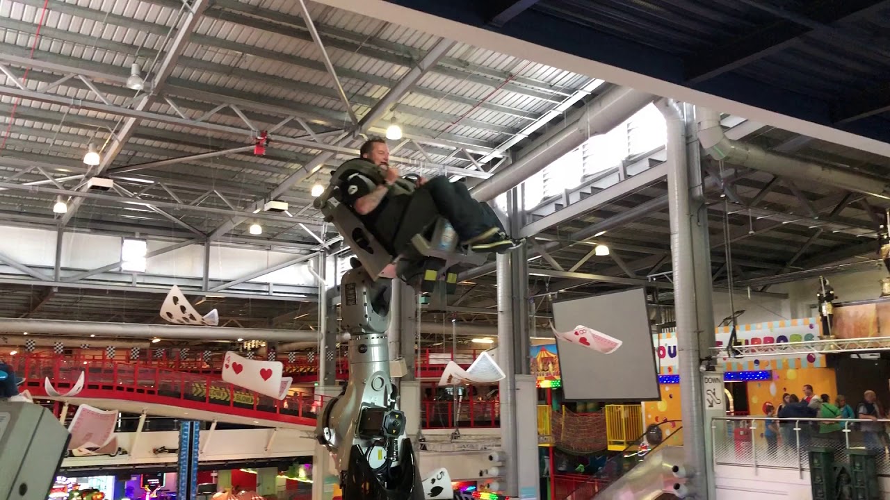 Weston Super Mare Pier Robocoaster Fun Mode - YouTube