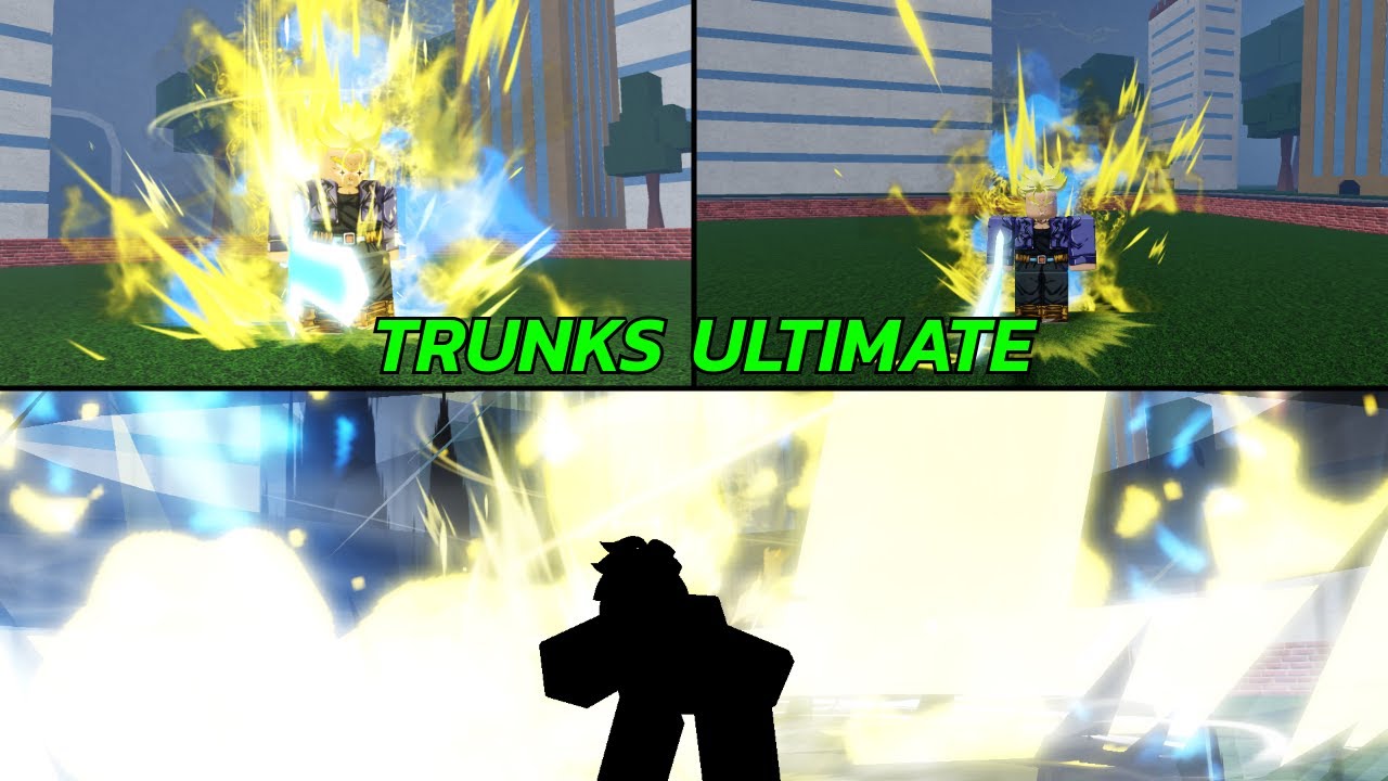 New Trunks Ultimate + New Base Move Showcase In Z Battlegrounds - YouTube