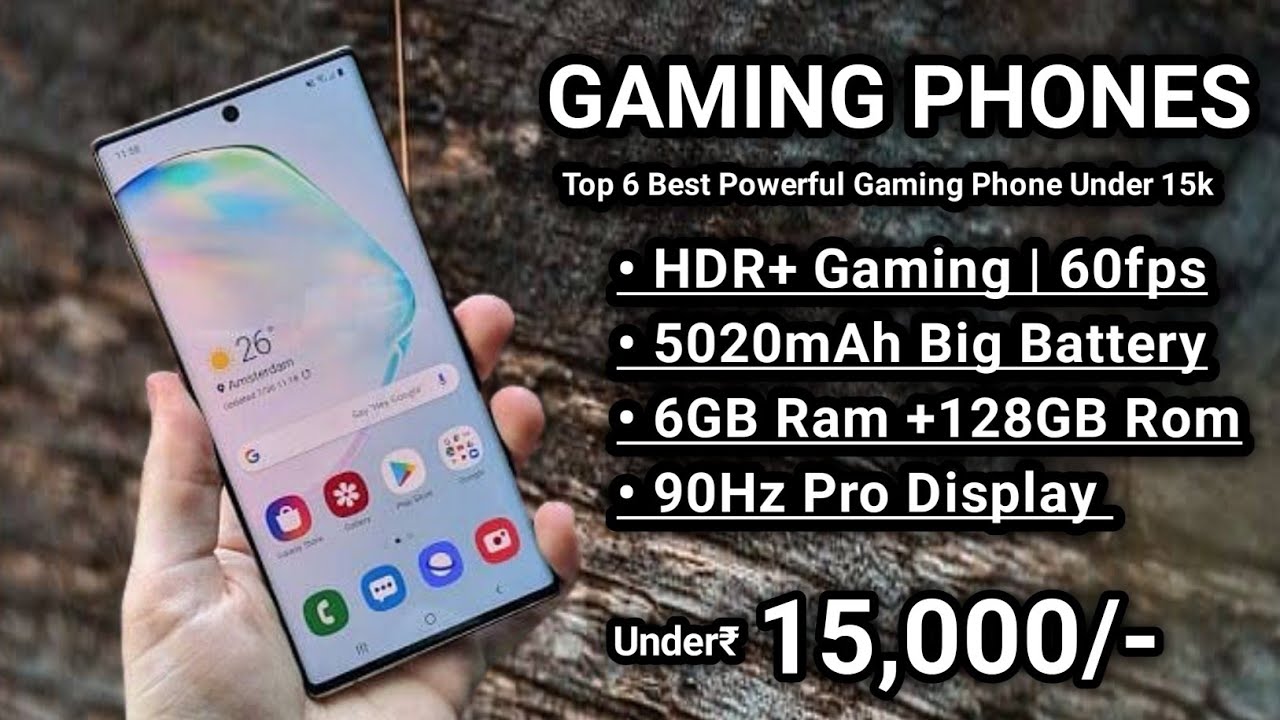 Top 6 Best Heavy Gaming PHONES Under 15000 | Budget Gaming Phones Under ...