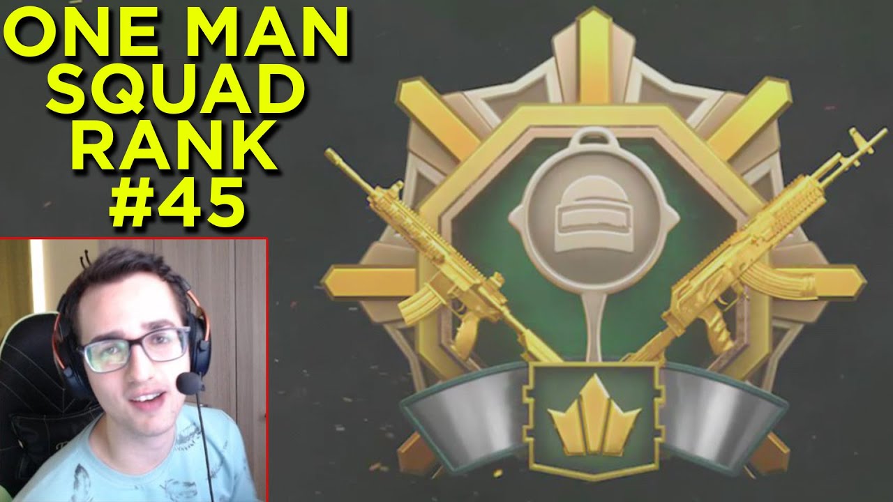 AS USTASI OLDUM ! ONE MAN SQUAD RANK 45. BÖLÜM - PUBG MOBILE - YouTube