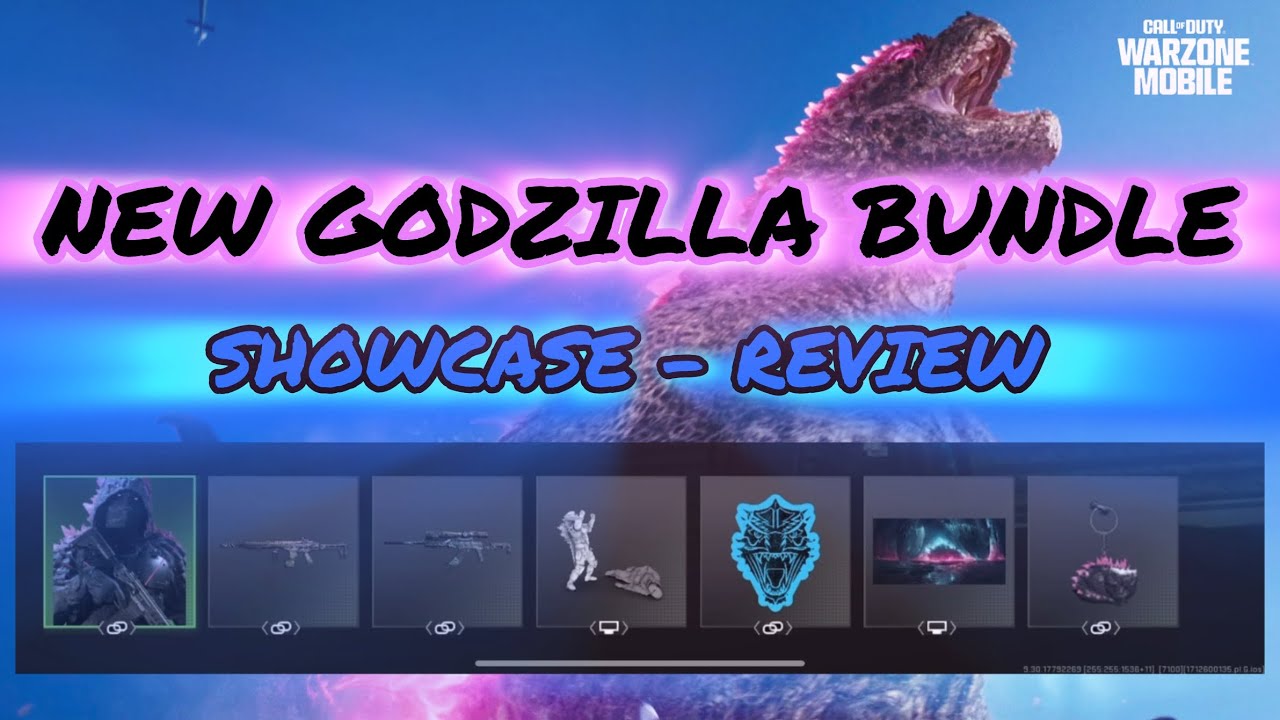 *NEW* GODZILLA BUNDLE - WARZONE MOBILE - MW3 (Blueprints - Emblem ...