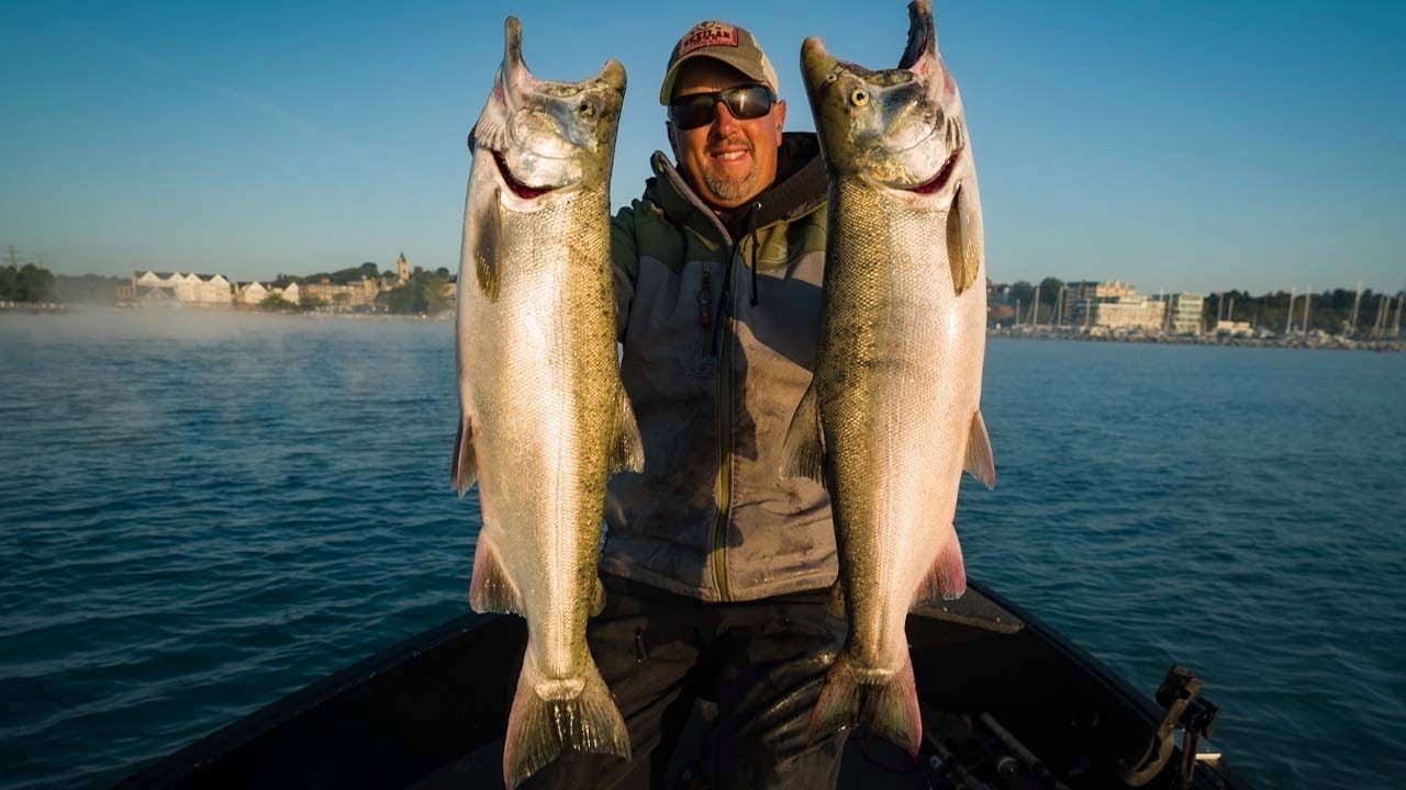 How to Catch, Fillet, and SMOKE Big Fall Coho! - YouTube