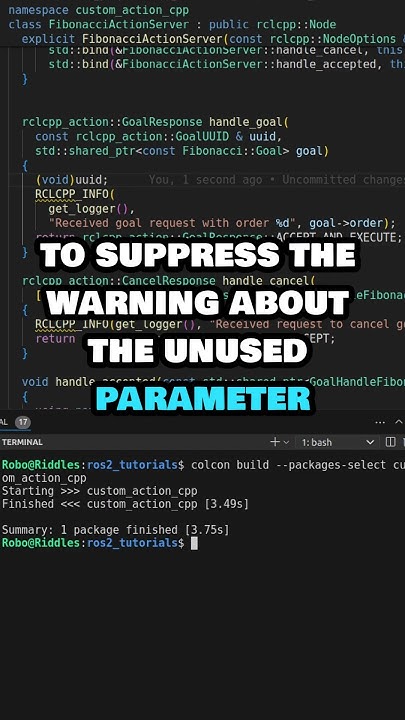 ROS2: Pro Tip for C++ and unused variables #programming #cpp #ros2 - YouTube