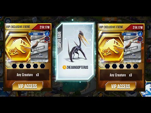 JURASSIC TOUR VIP #22 II Jurassic World The Game II Dinosaurs Game ...