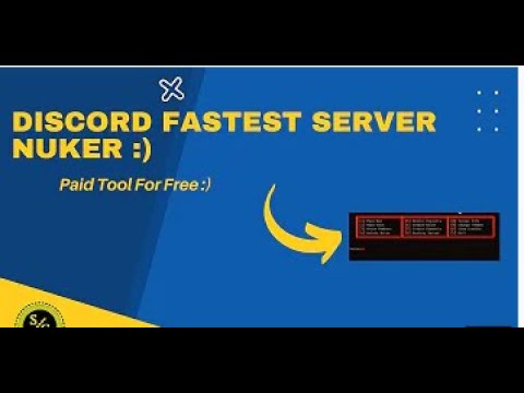 2022 Discord Server Nuker Ban & Kick All Raid Tool Mass Dm Many Option ...