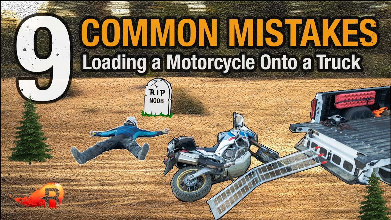 9 Common Mistakes While Loading a Motorcycle | Motorcycle Training ...