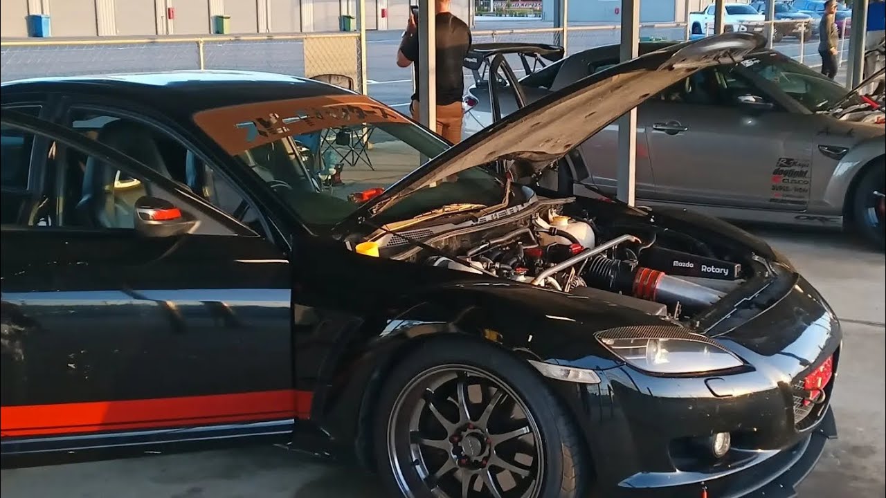 Mazda RX-8 Half Bridgeport 9700 RPM. Queensland Raceway. - YouTube