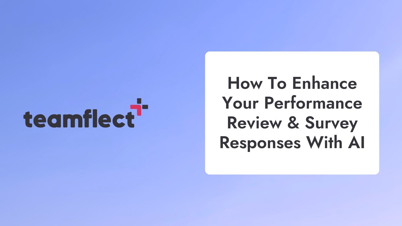 How To Enhance Your Performance Review & Survey Responses With AI - YouTube