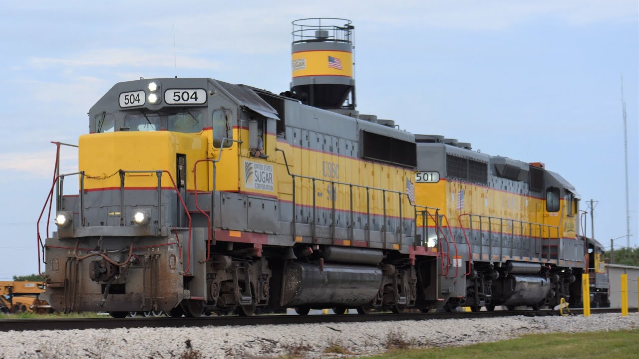 USSC and FEC Trains in South Central Florida! - YouTube