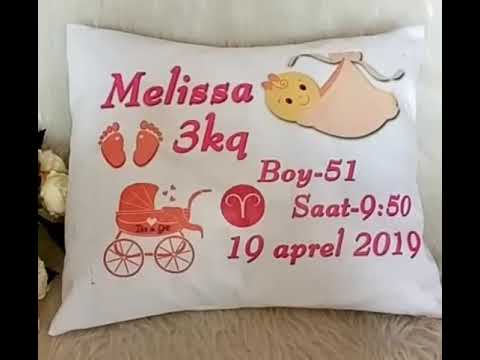 Şəkilli yastiq. Metrika yastiqlar. Sifarişlə