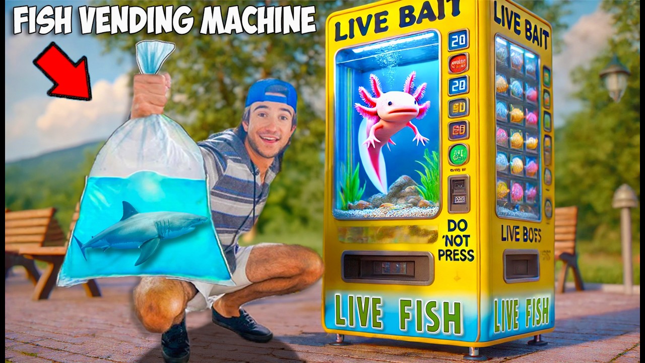 Buying Every Fish From the Live Fish Vending Machine... *deadly fish ...