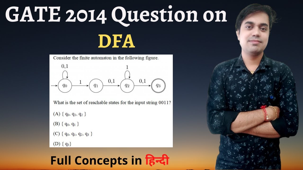 GATE 2014 Question based on DFA - YouTube