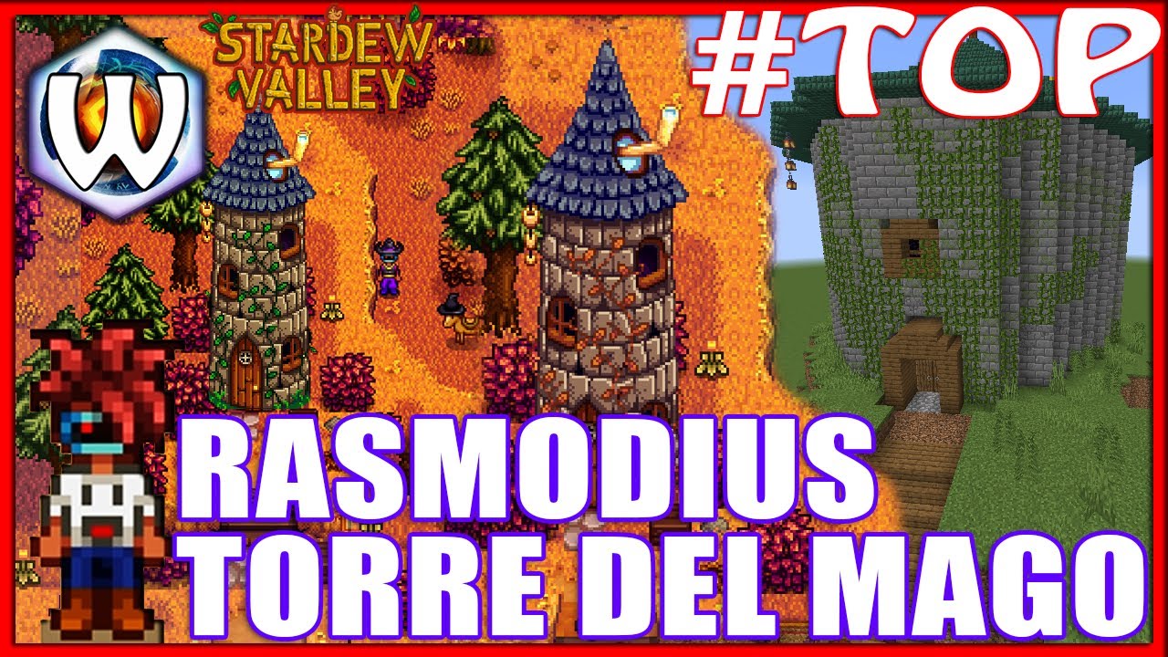 LA TORRE DEL MAGO RASMODIUS DE STARDEW VALLEY REPRODUCCION CONSTRUIDA ...