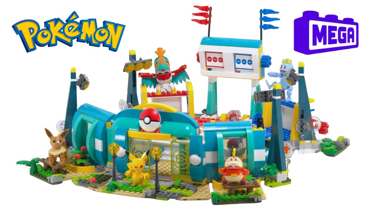Building MEGA Pokemon: Training Stadium! - LEGO Pokemon Speed Build ...