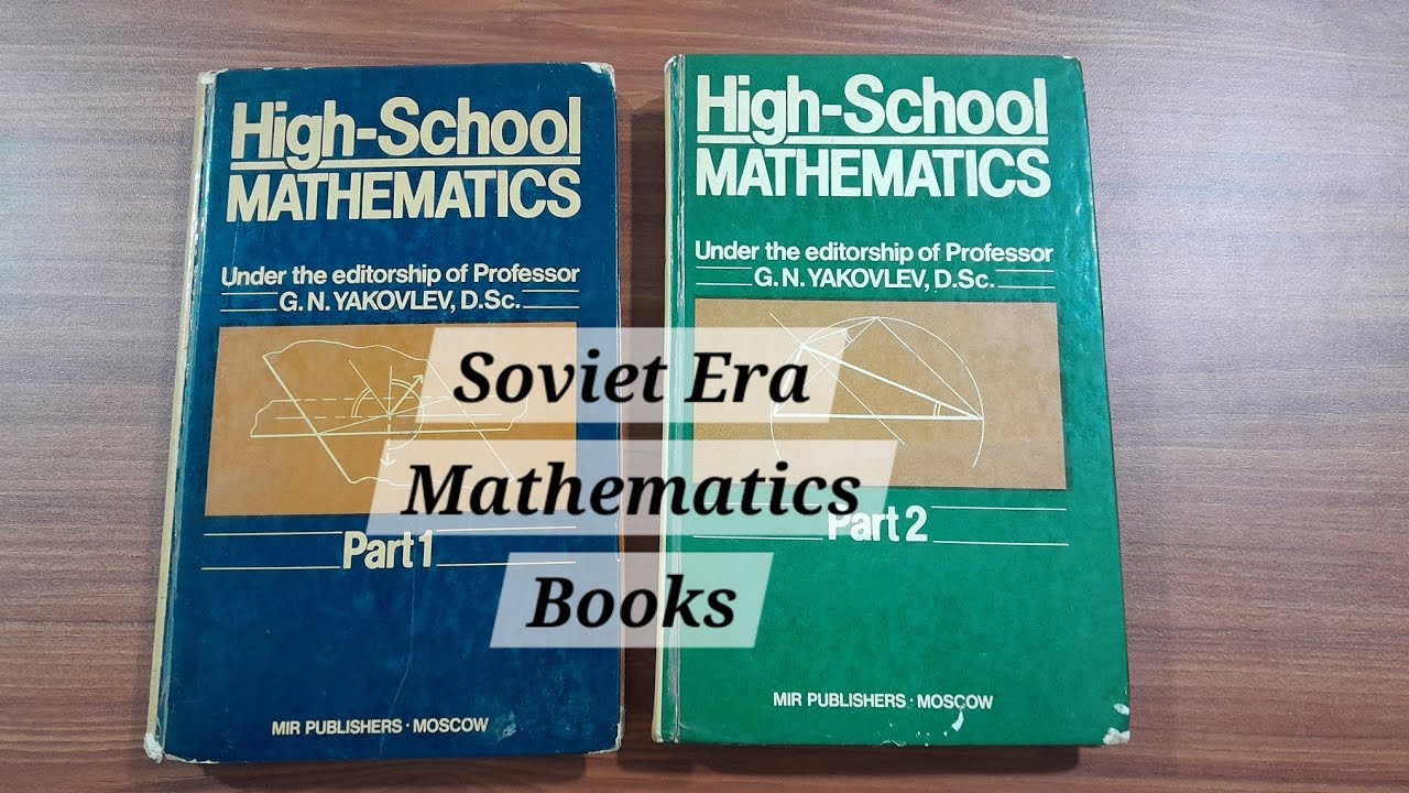 Soviet High School Mathematics 2 Parts by Yakovlev Mir books Go Through ...