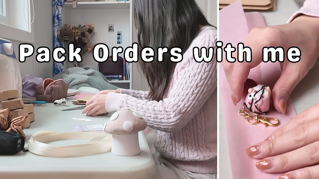 Packing our first orders 💕 | Small Business, Handmade Shop! - YouTube