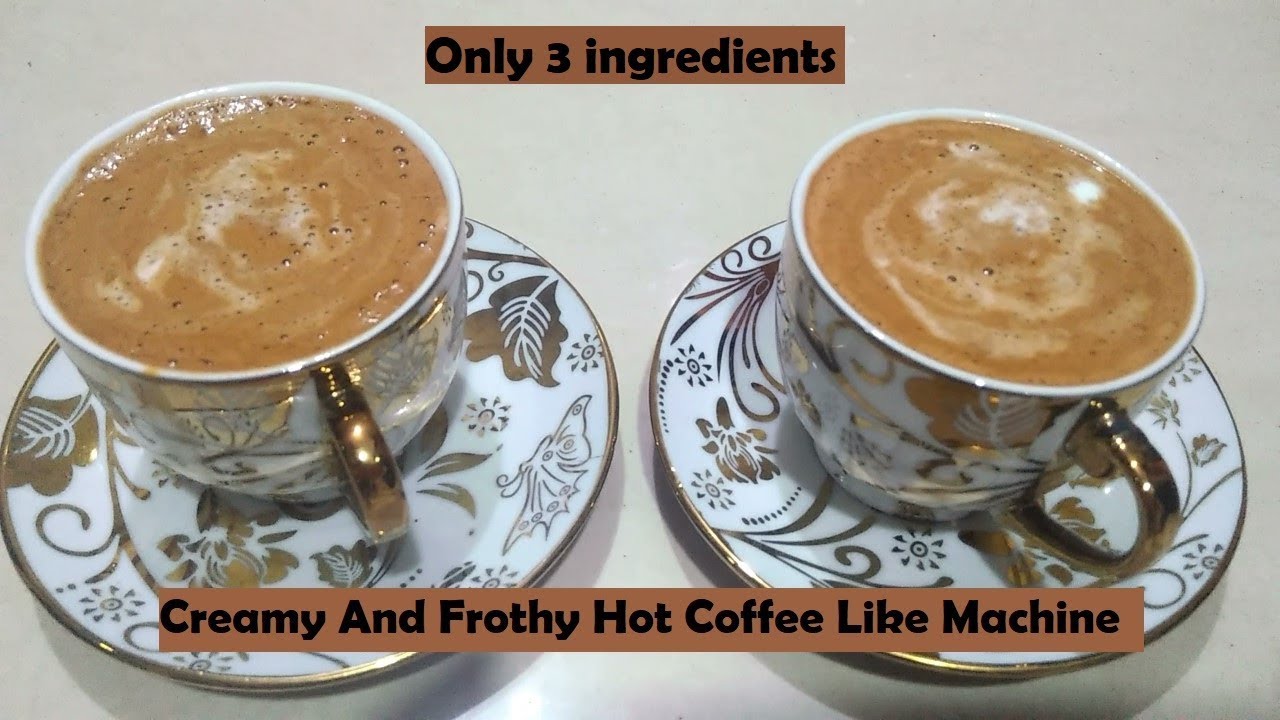 Cappuccino Recipe| Only 3 Ingredients| Creamy And Frothy Hot Coffee At ...
