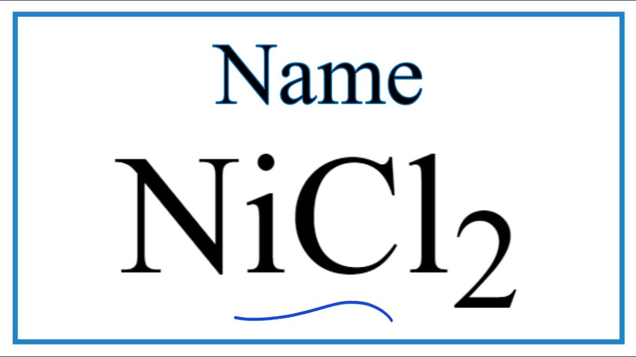 Nicl2 Lewis Dot Structure