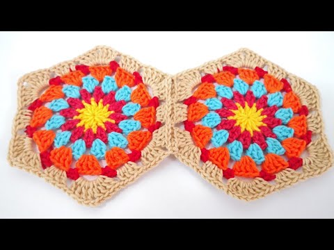 Altıgen Bahar Motif Yapımı ( Motif 107 )