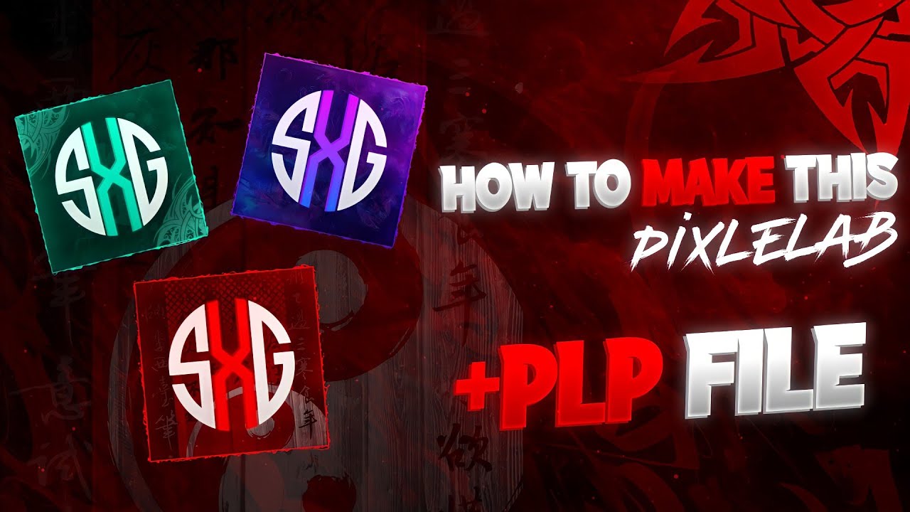 TEXT LOGO 🔥 || PLP FILE || IN ANDROID || TUTORIAL || PIXLE LAB ...