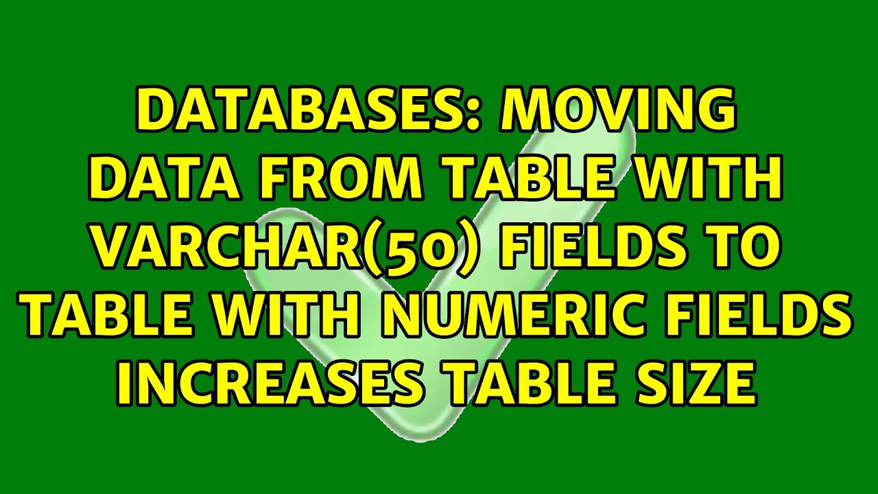 Moving data from table with VARCHAR(50) fields to table with numeric ...