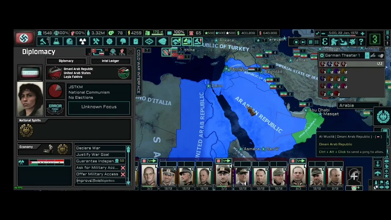Hearts of Iron IV | TNO: Last Days of Europe - Arab Unification (United ...