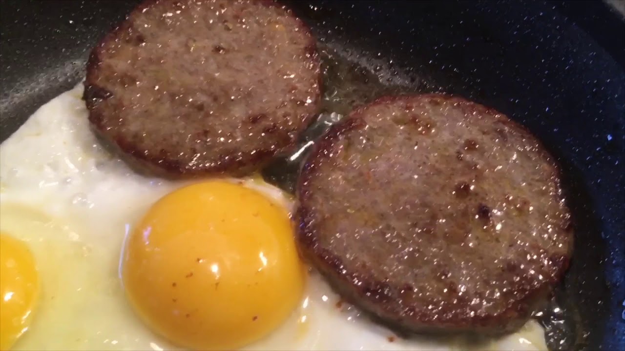 Sights and Sounds of Sizzling Swaggerty’s Sausage - YouTube