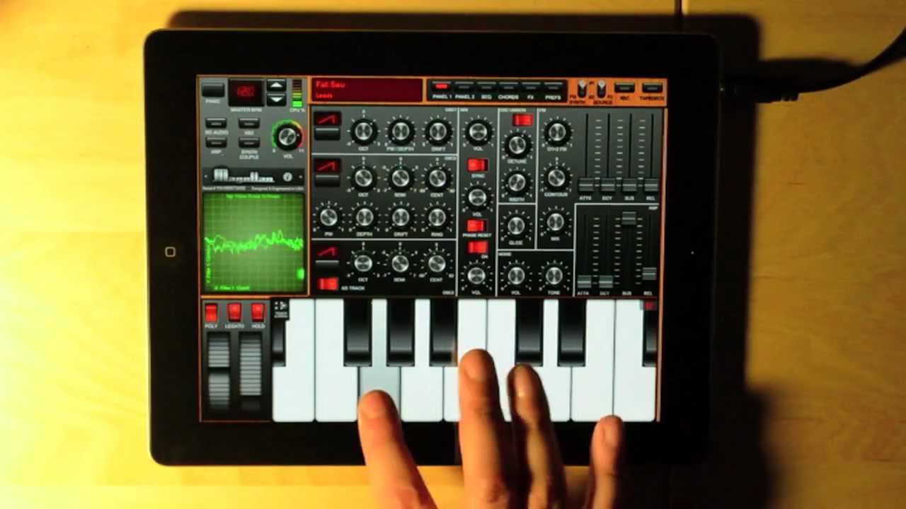 Magellan for iPad - Professional Analog Modeling Synthesizer - YouTube