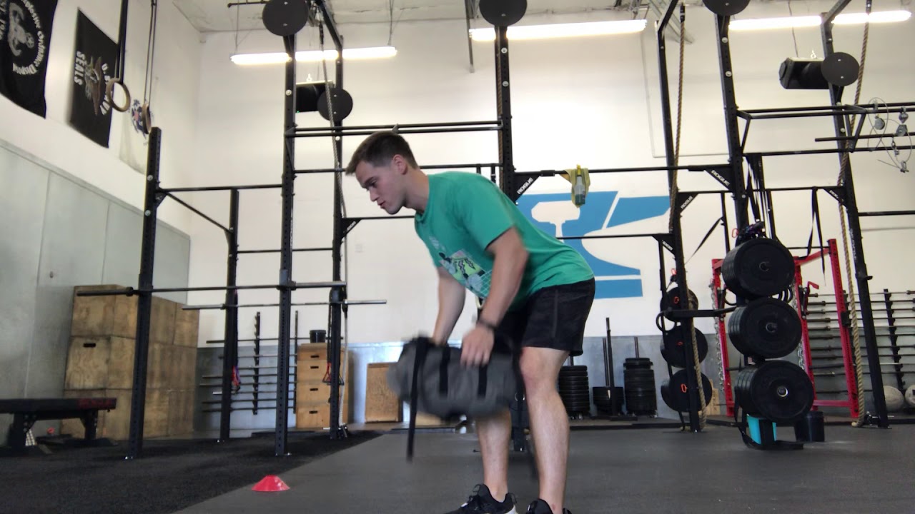 Backpack Bent Over Row - YouTube