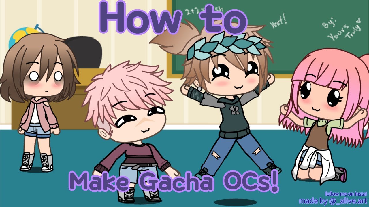 How to make Gacha OC's - YouTube