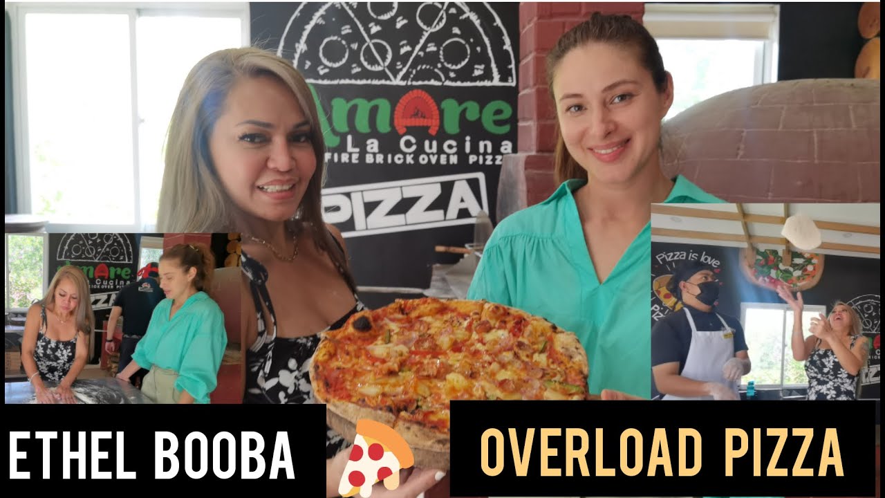 Ethel Booba OVERLOAD PIZZA - YouTube