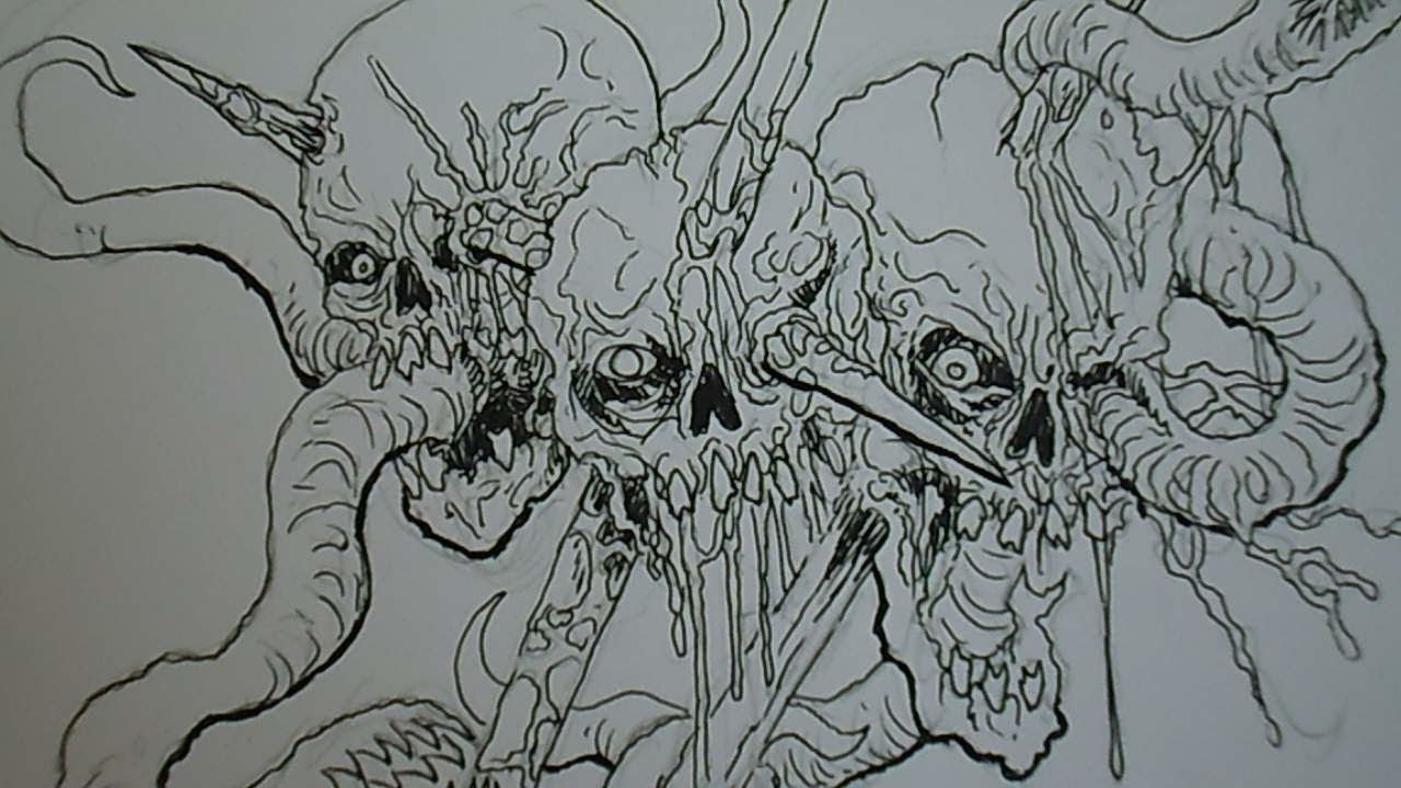 How To Sketch A Drawing And Develop It Further - YouTube