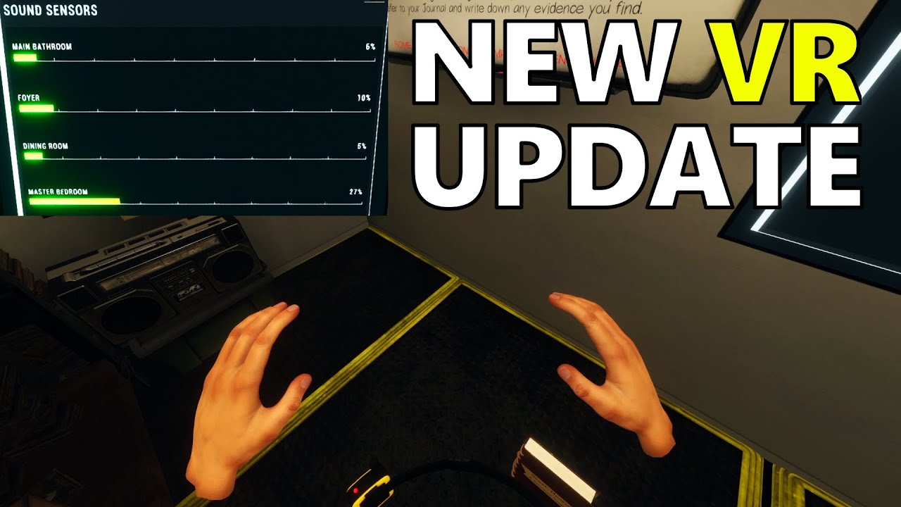 First Look at the NEW Phasmophobia VR Rework Update - YouTube