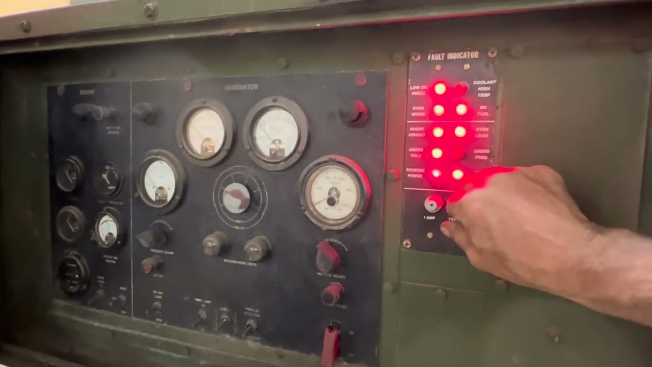 Lot #0101: MEP-115A Military Generator on M200A1 2-1/2 Ton trailer ...