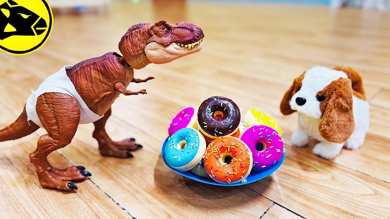 Baby Trex Got Puppy Gift --( Christmas Episode ) -- - YouTube